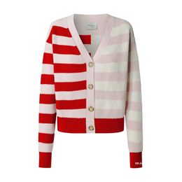 Pepe Jeans Knit Cardigan 'Kimma' female Pink, Red size M