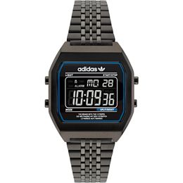 adidas originals Digitaluhr 'Ao Street' Damen Gr&ouml;&szlig;e One Size blau / silbergrau
