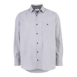 s.Oliver Men Big Sizes Button Up Shirt male Grey size 5XL