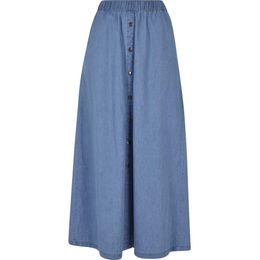 Urban Classics Maxi Skirt in skyblue washed | Gr.: 3XL
