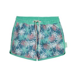 Playshoes Beach-Short Palmen in blau | Gr.: 134-140