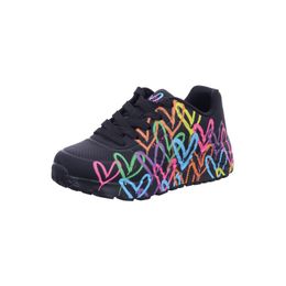 Skechers Sneaker UNO LITE - SPREAD THE LOVE in black/multi | Gr.: 38