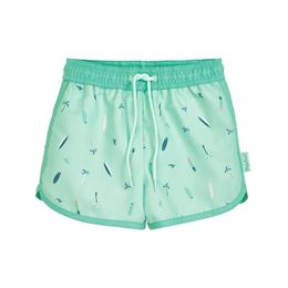 Playshoes Beach-Short Surfbrett Palme in mint | Gr.: 134/140