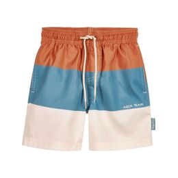 Playshoes Beach-Short Color Block in ocker | Gr.: 86/92