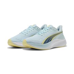 Laufschuh Puma "POUNCE LITE", Damen, Gr. 39, sea glass, fizzy light, schwarz indigo, Textil, Schuhe Laufschuh, mit PROTREAD Gummilaufsohle, mit SOFTFOAM+ D&auml;mpfungstechnologie