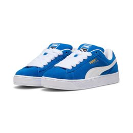 Sneaker Puma "SUEDE XL", Damen, Gr. 44, blau (Puma team royal, Puma wei&szlig;), Leder, unifarben, Schuhe Sneaker, mit Lederobermaterial, mit SOFTFOAM+ D&auml;mpfungstechnologie