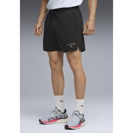 Trainingsshorts Puma "M X HYROX DRYELITE 5" SHORT", Herren, Gr. XL, N-Gr, Puma schwarz, Obermaterial: 87% Polyester, 13% Elasthan, slim fit normal, Hosen, elastisches Material, Slim Fit Passform, sportlicher Stil