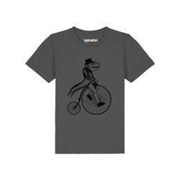 Watabout.kids Shirt 'T-Rex auf Fahrrad' boy Grey size 116
