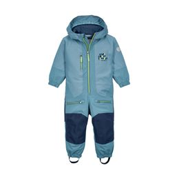 Overall "FIOS 21 MNS ONPC", M&auml;dchen, Gr. 122/128, Normalgr&ouml;&szlig;en, denim, Obermaterial: 100% Polyester.Futter: 100% Polyester, FIRST INSTINCT BY Killtec, Overalls Overall, Wind- und wasserdichter Overall mit reflektierenden Elementen