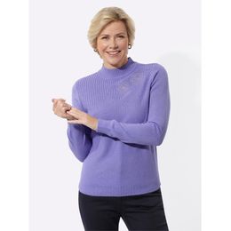 WITT WEIDEN Stehkragen-Pullover in lavendel | Gr.: 46