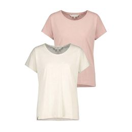 alife and kickin Kurzarmshirt SofiaAK A in white / blossom | Gr.: S