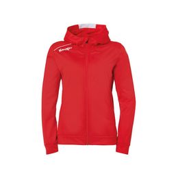 Kempa Kapuzenjacke PLAYER WOMEN in rot/wei&szlig; | Gr.: XL