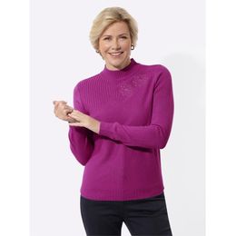 WITT WEIDEN Stehkragen-Pullover in magenta | Gr.: 40