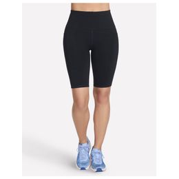 Skechers Sportleggings GOFLEX HW 10" BIKE SHORT in black | Gr.: M