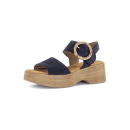Gabor Plateau Sandaletten in Blau | Gr.: 39