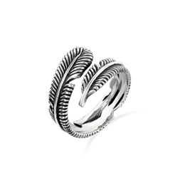 Kuzzoi Ring 925 Sterling Silber in Schwarz | Gr.: 62