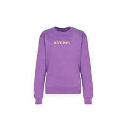 Smiler. Sweatshirt female Purple size M