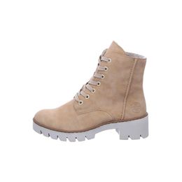Rieker Schn&uuml;rstiefeletten in Beige | Gr.: 39