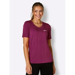 feel good Damen T-Shirt "Shirt", Gr. 36malve, 95% Viskose, 5% Elasthan, unifarben, Shirts