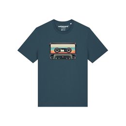 Watapparel Shirt 'Retro Kassette' male Green size 4XL