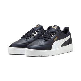 Sneaker Puma "SHUFFLE DOWNTOWN", Damen, Gr. 46, new navy, Puma wei&szlig;, Synthetik, Schuhe Sneaker, leicht profilierte Gummilaufsohle, Schn&uuml;rverschluss