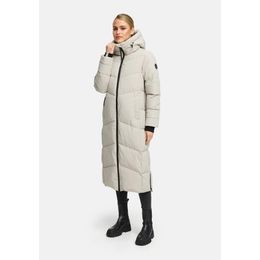 Winterjacke Marikoo "Firella", Damen, Gr. L, bone, Obermaterial: 100% Polyester. Futter: 100% Polyester. Wattierung: 100% Polyester. &Auml;rmelfutter: 100% Polyester, Jacken Winterjacke, extra lange Passform und seitliche Bel&uuml;ftungs&ouml;ffnungen