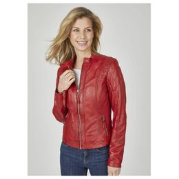 7eleven Lederjacke SELINNY in Rot | Gr.: 36