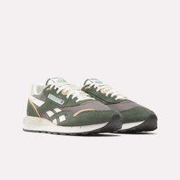 Reebok CLASSIC Herren Sneaker "CLASSIC NYLON 89", Gr. 45,5grit gr&uuml;n, trek grau, chalk, Leder, Synthetik, Textil, Schuhe