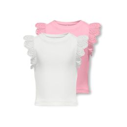 Only Girls Top 'KOGDrea' girl Pink, White size 134/140