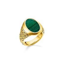 Thomas Sabo Ring Gr&uuml;n-Gold in gold, gr&uuml;n | Gr.: 54