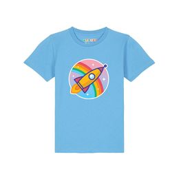 Watabout.kids Shirt 'Cartoon Rakete' boy Blue size 158