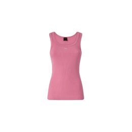 Pinko Top 'Pinko CALCOLATORE CANOTTIERA COSTINA COTONE LOGO METAL canotta' Damen Gr&ouml;&szlig;e XS pink