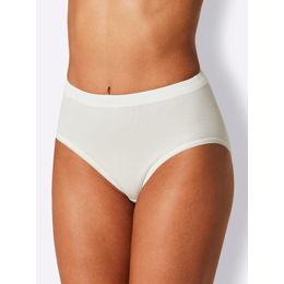 Slip Speidel, Damen, Gr. 40, 5 Stk., beige (1x beige, 2x champagner, 2x schwarz), 100% Baumwolle, Unterhosen Slip