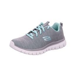 Skechers Sneaker GRACEFUL - TWISTED FORTUNE in gray/mint | Gr.: 39