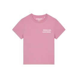 Watapparel Shirt 'Fr&uuml;her War Alles Besser' female Pink size XXL