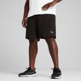 Trainingsshorts Puma "M TAD ESSENTIALS 8" KNIT SHORT", Herren, Gr. XXL, N-Gr, schwarz (Puma schwarz), Sweatware, Obermaterial: 70% Baumwolle, 30% Polyester, regular fit normal, Hosen, aus Baumwollmischung, mit DryCELL Technologie, atmungsaktiv