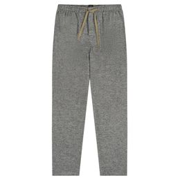 Schiesser Pyjamahose Hose lang Flanell - Mix + Relax in dunkelgrau-mel. | Gr.: 48