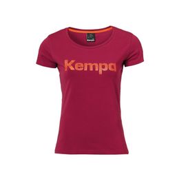 Kempa Shirt GRAPHIC T-SHIRT GIRLS in deep rot | Gr.: 164