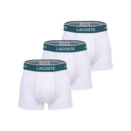 Lacoste Boxershort 3er Pack in Wei&szlig; | Gr.: XL