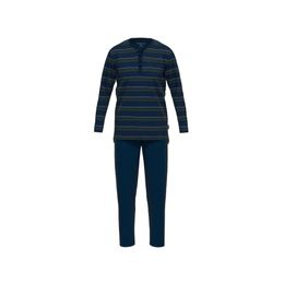 Tom Tailor Pyjama in Dunkelblau/Gr&uuml;n | Gr.: L