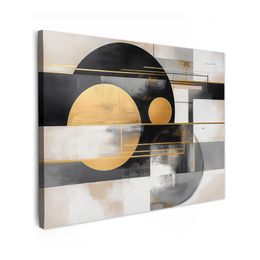 OnlyWow Leinwand Bilder Abstrakt | Gr.: 80x60 cm