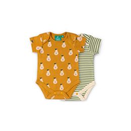 Little Green Radicals Bio-Baby-Body 2er-Pack in Gold | Gr.: 3-6 MONATE