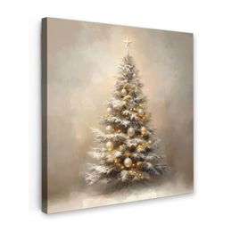 OnlyWow Leinwand Bilder Champagner | Gr.: 50 x 50 cm