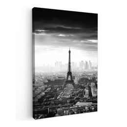 OnlyWow Leinwand Bilder Eiffelturm | Gr.: 30 x 40 cm