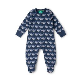Little Green Radicals Bio-Strampler in Marineblau | Gr.: 1-monat