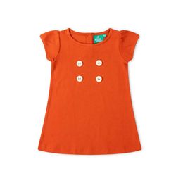Little Green Radicals Boatneck-Tunikakleid in Rot | Gr.: 2-3 Jahre