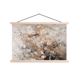 OnlyWow Poster mit Leiste Mandelbl&uuml;te | Gr.: 60 x 40 cm