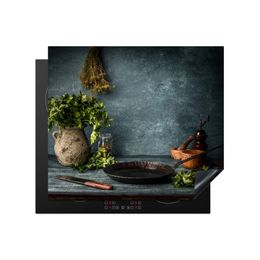 KitchenYeah Herdabdeckplatte Rustikale K&uuml;che | Gr.: 59 x 52 cm