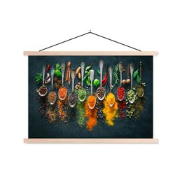 OnlyWow Poster mit Leiste Kr&auml;uter | Gr.: 120 x 80 cm