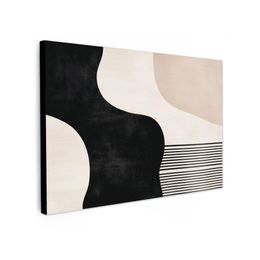 OnlyWow Leinwand Bilder Schwarz | Gr.: 90 x 60 cm